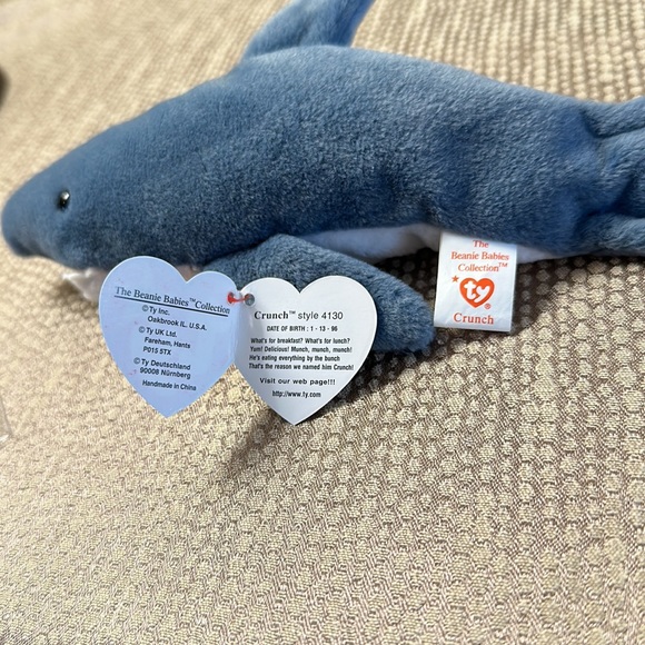 Ty | Toys | Vintage Ty Beanie Babies Crunch Slippery And Jolly | Poshmark